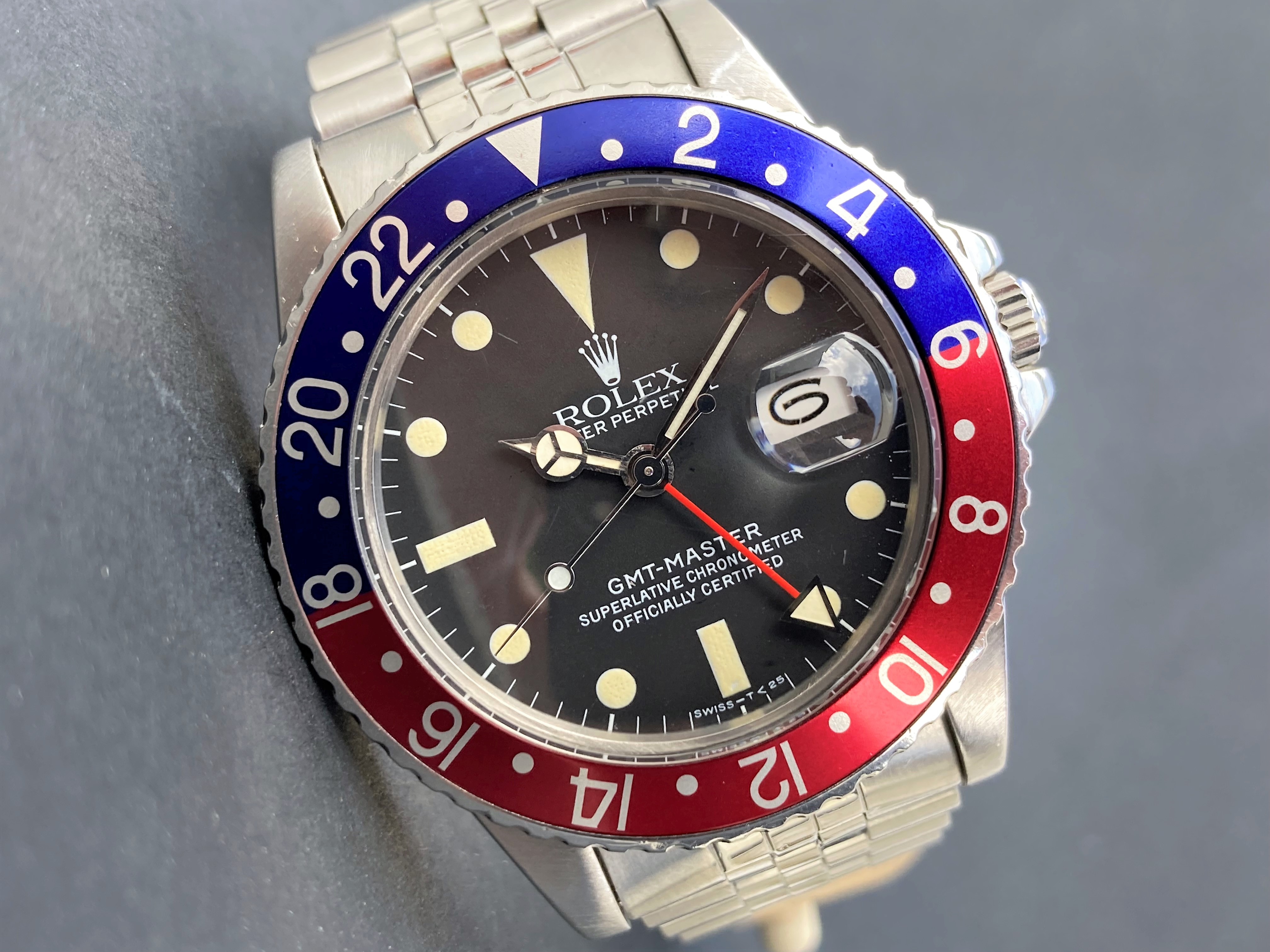Benwatch.com - ROLEX - 1981 Gmt Master 16750 Matt Dial tritium original